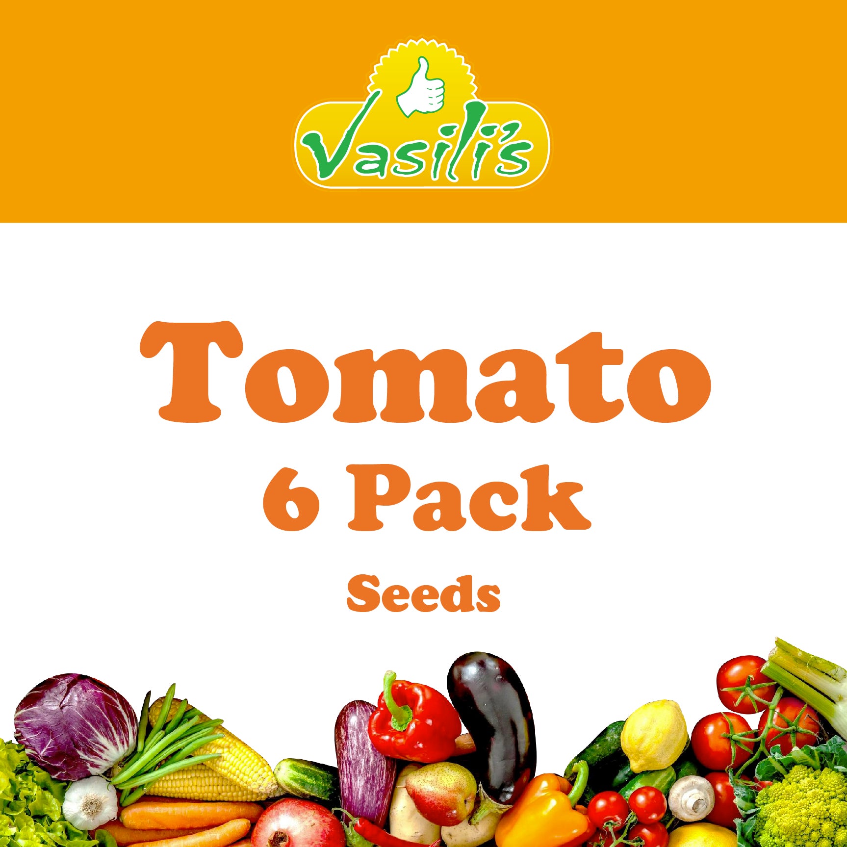Tomato 6 Pack Seeds – Vasili's Garden