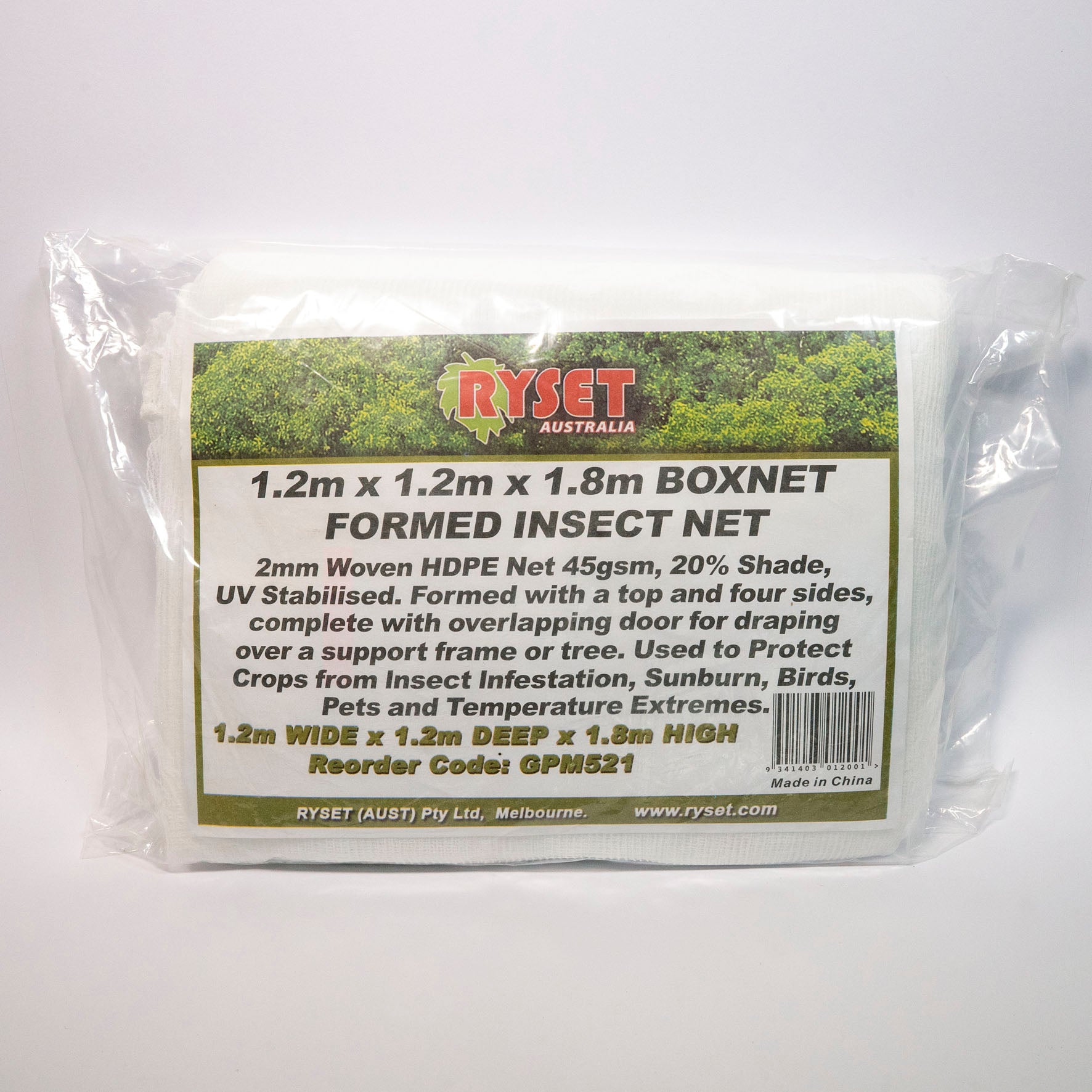 Insect Netting Formed - 1.2M Square x 1.8M High – Vasili's Garden