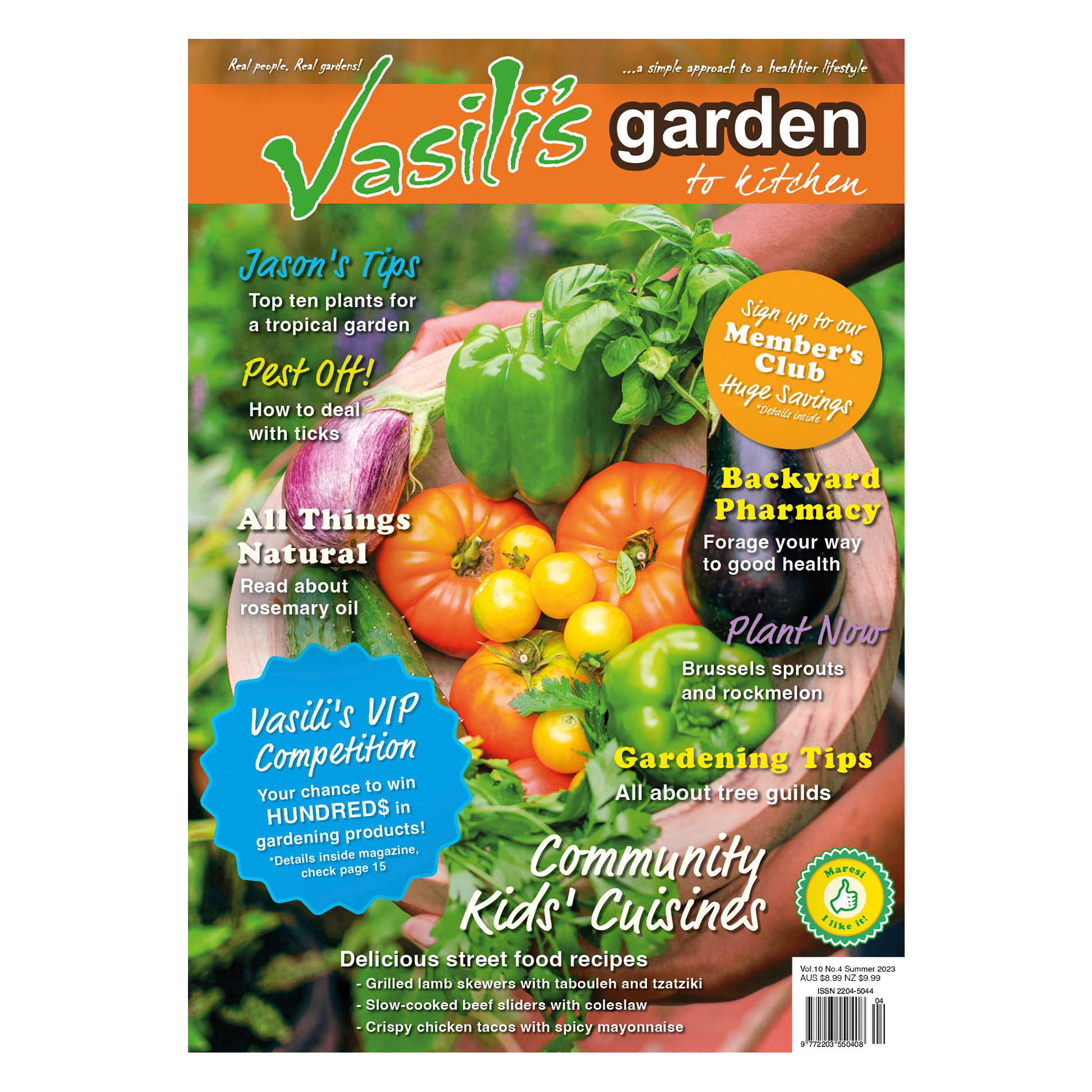 Vasili's Garden to Kitchen Magazine - Issue 39 - Summer 2023/24 - Prin