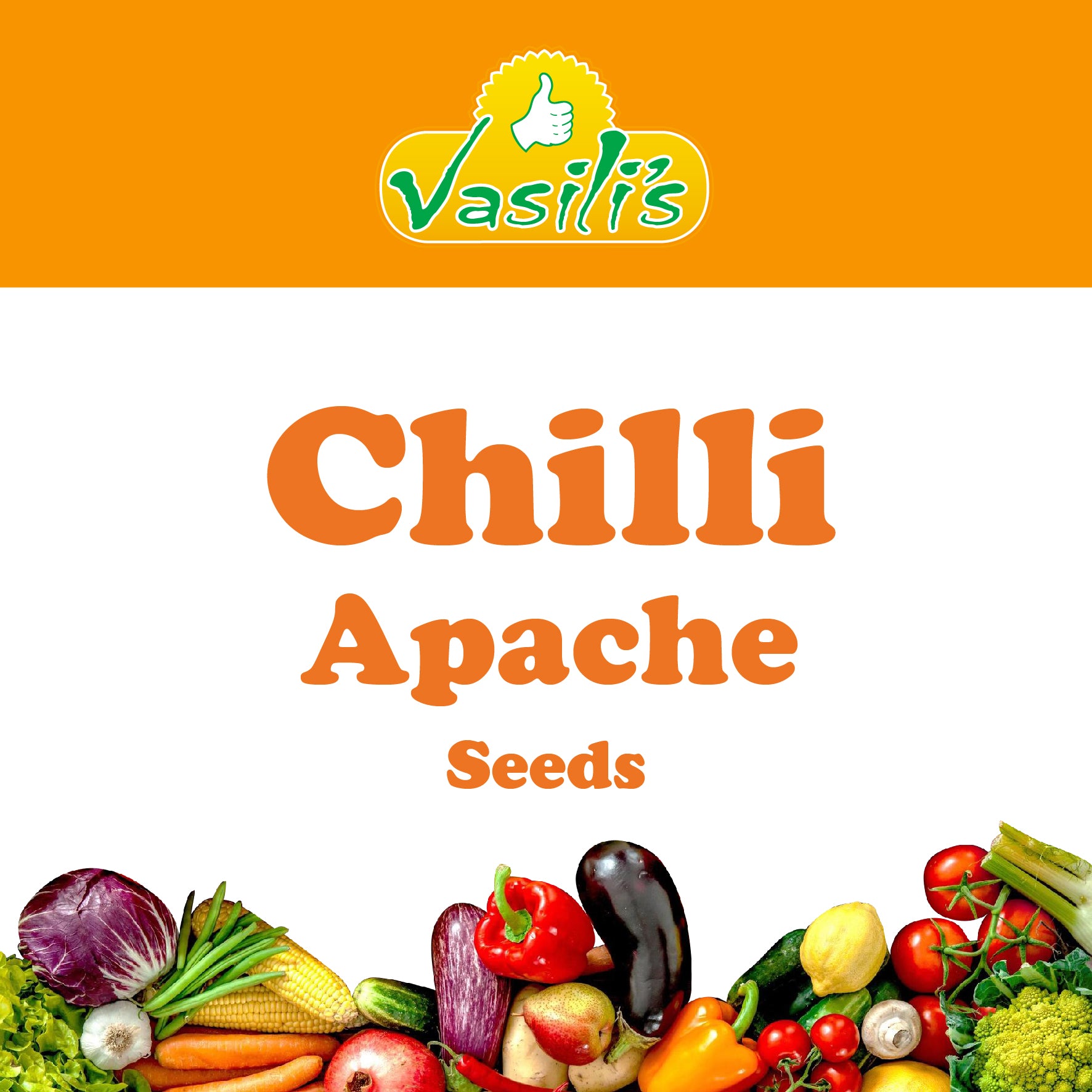 Chilli Apache Seeds – Vasili's Garden