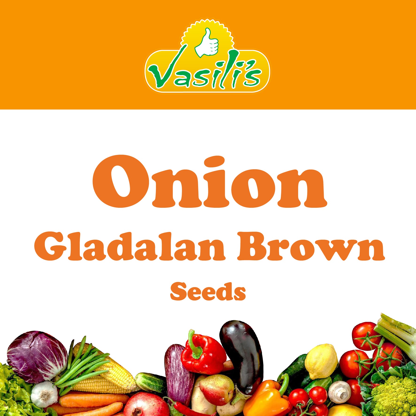 Onion Gladalan Brown Seeds – Vasili's Garden