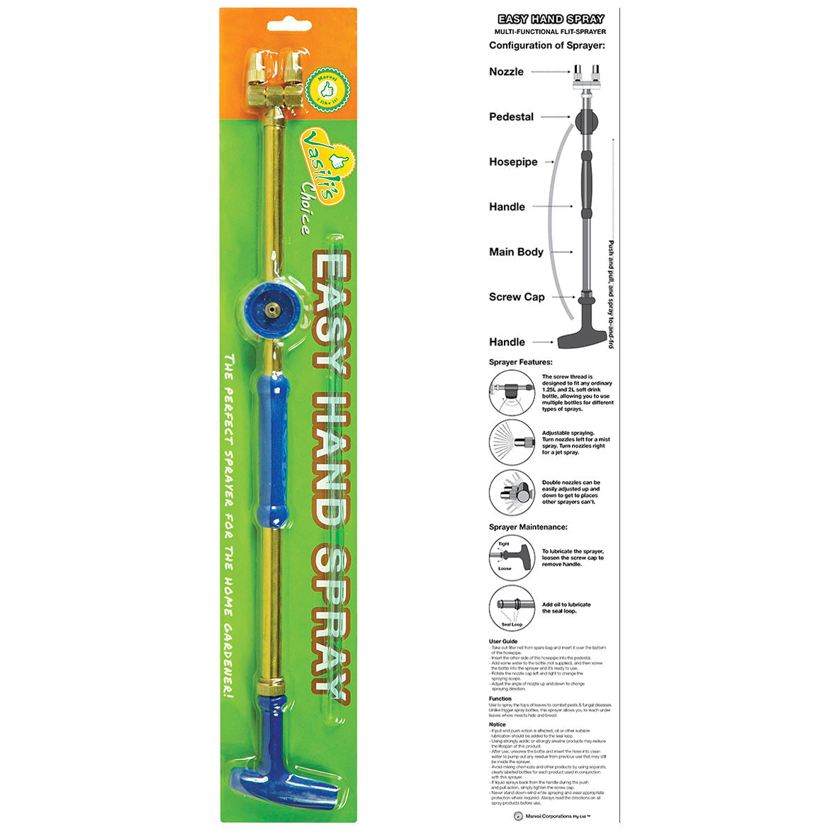 Easy Hand Sprayer – Vasili's Garden